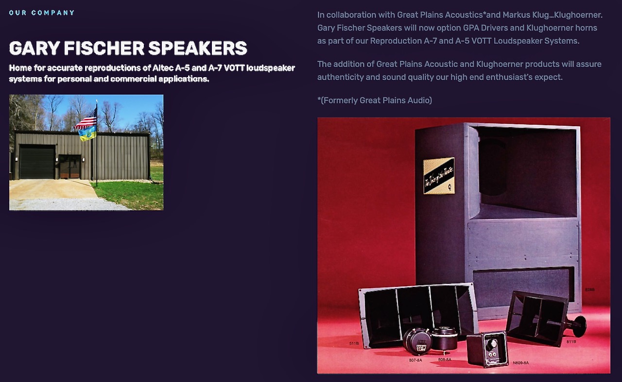 They are back better than ever: "Altec" A7 and A5 Voice of the Theatre ...